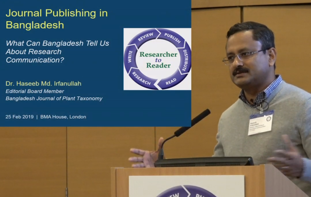 Irfanullah has Scholarly Kitchen Article | Researcher to Reader ...