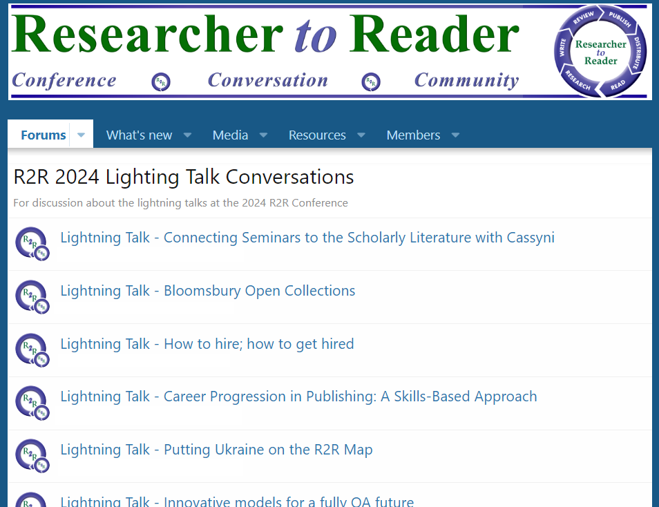 R2R Announces Lightning Talks | Researcher to Reader Conference — London — 24-25 February 2026